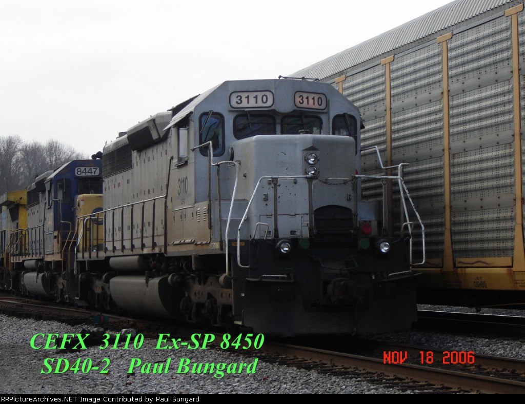 CEFX 3110 Ex-SP 8450 SD40-2 11/18/2006